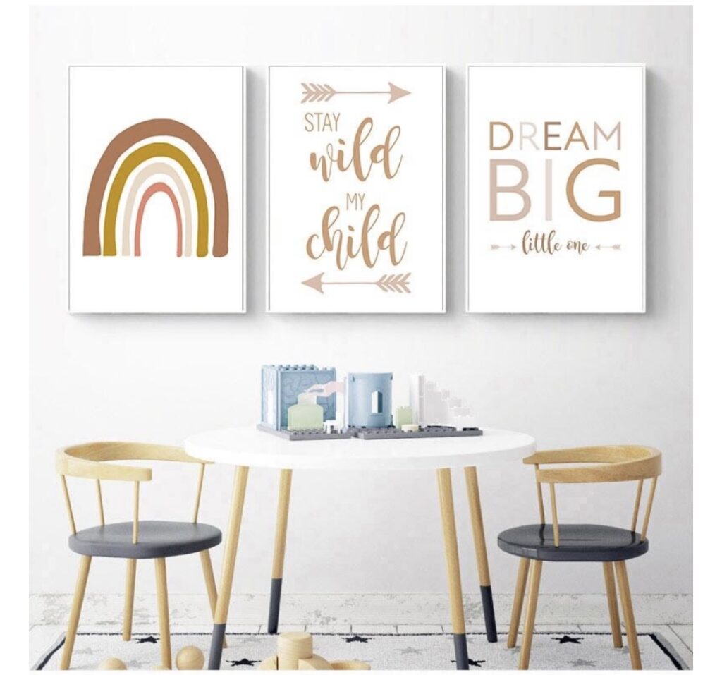 Rainow Dream big wall posters (Set of 3) – FreeBirds